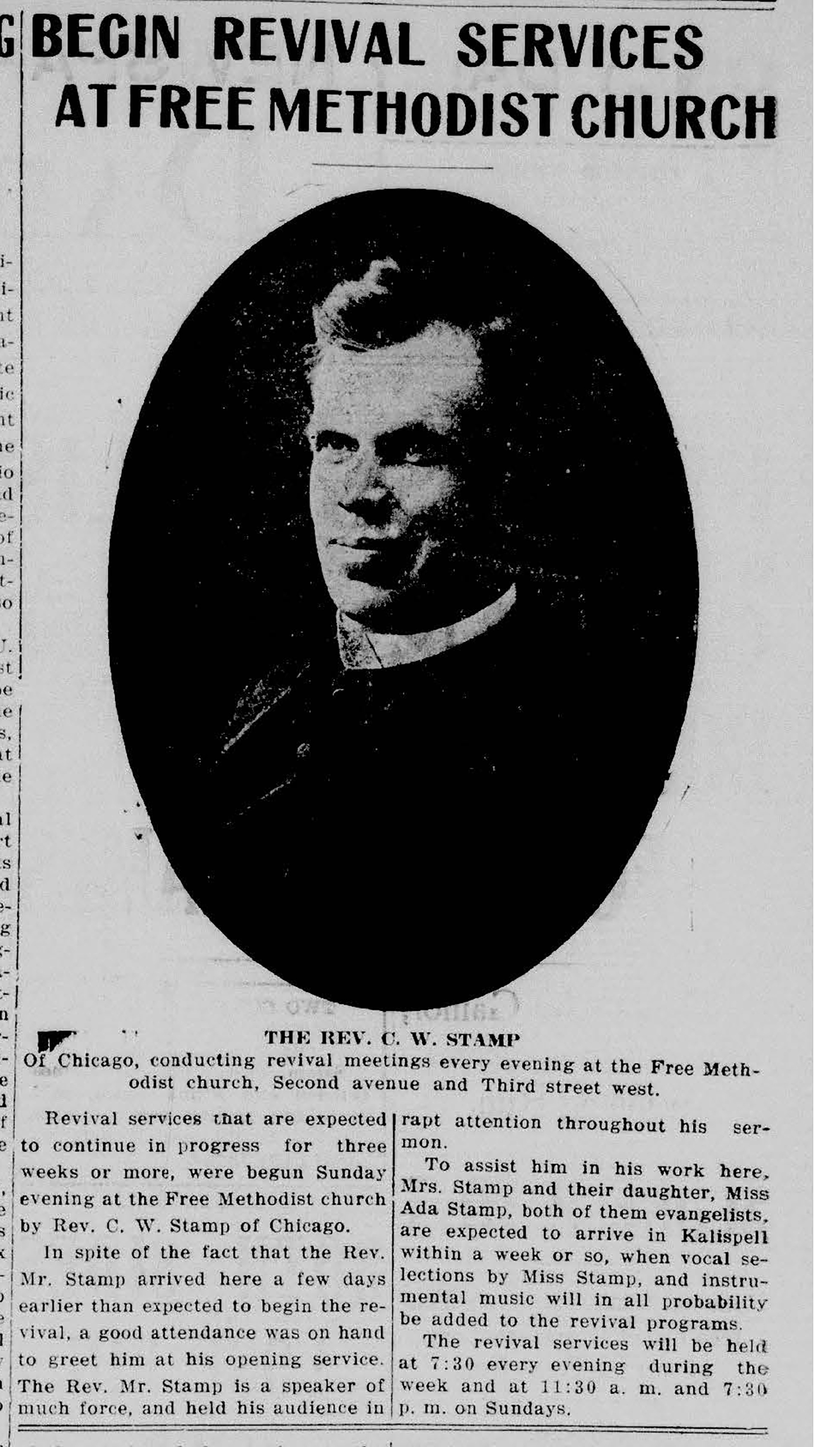 Christopher and Blanche Stamp: Free Methodist General Conference ...